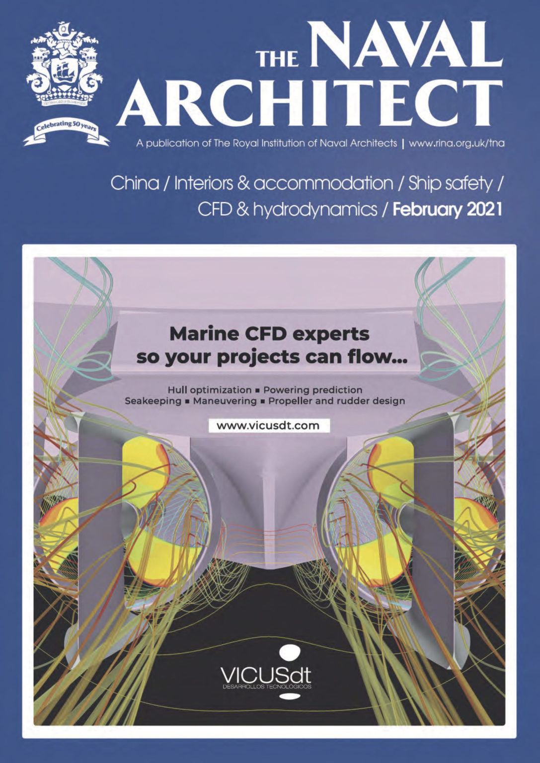 New article in The Naval Architect magazine » VICUSdt